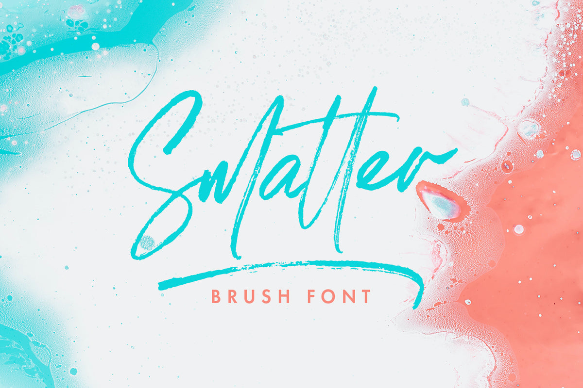 Smatter - Brush Script – Pixel Surplus
