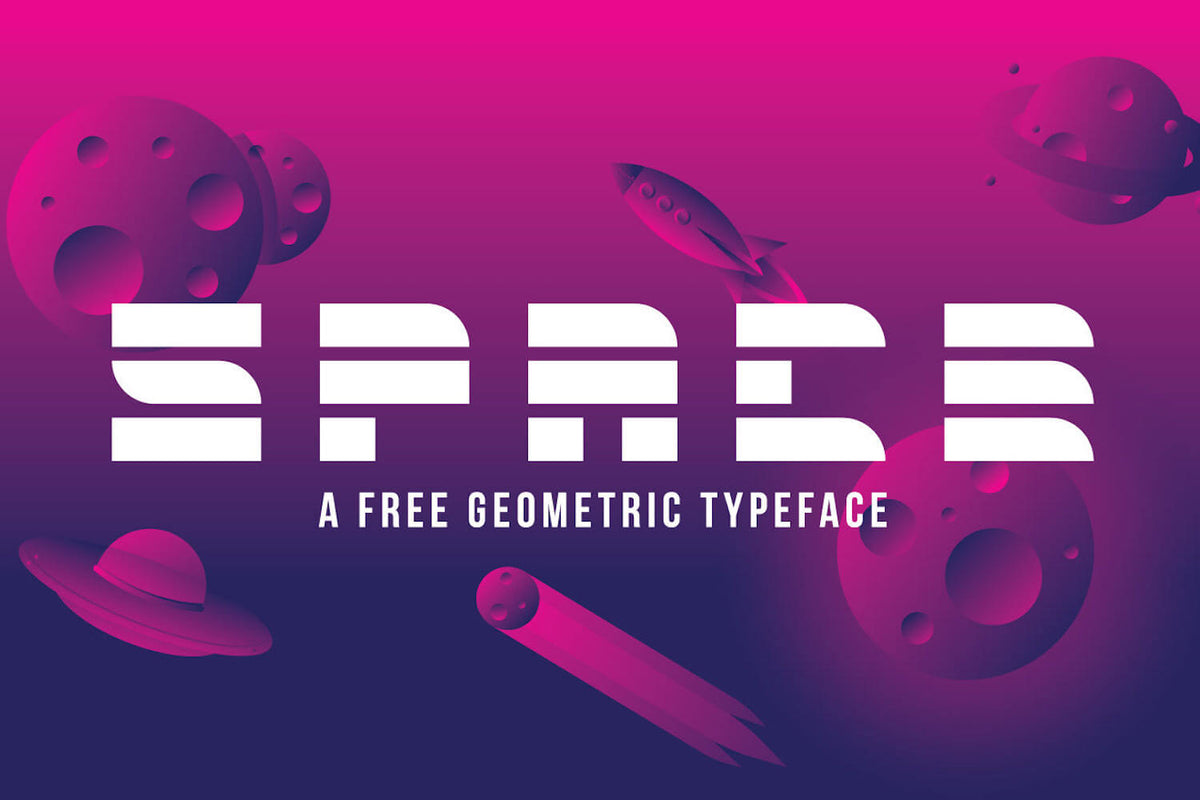 Space - Free Futuristic Display Font – Pixel Surplus