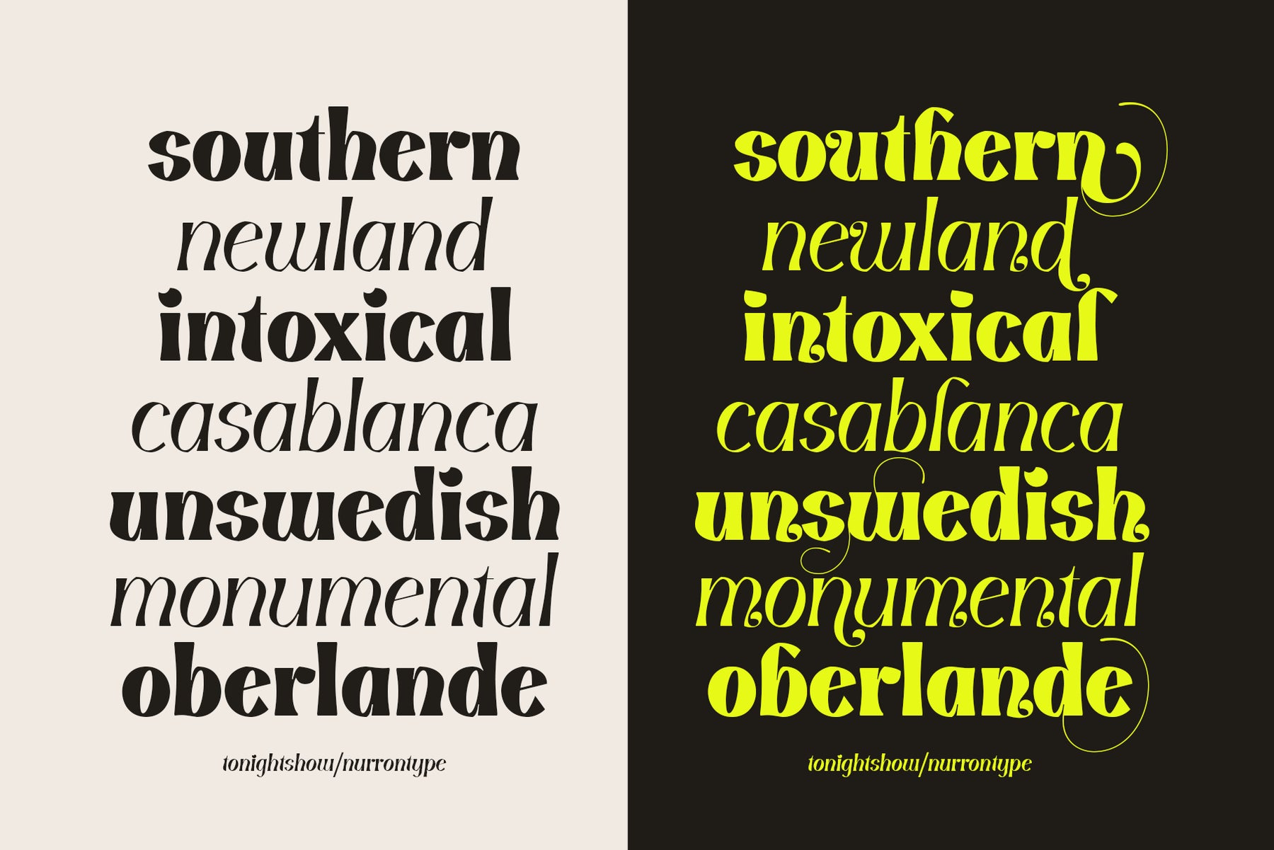 Tonight Show - Retro Serif Font Family – Pixel Surplus
