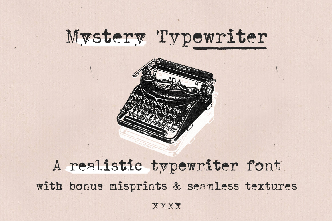 The Ultimate Typewriter Font Bundle – Pixel Surplus