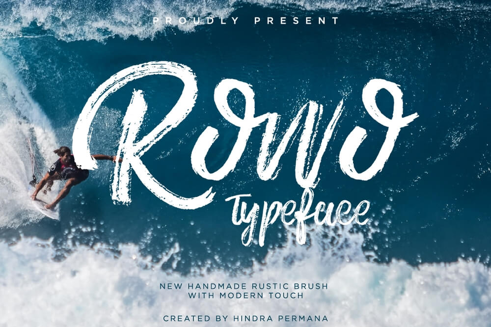 Rowo - Free Brush Script Font – Pixel Surplus